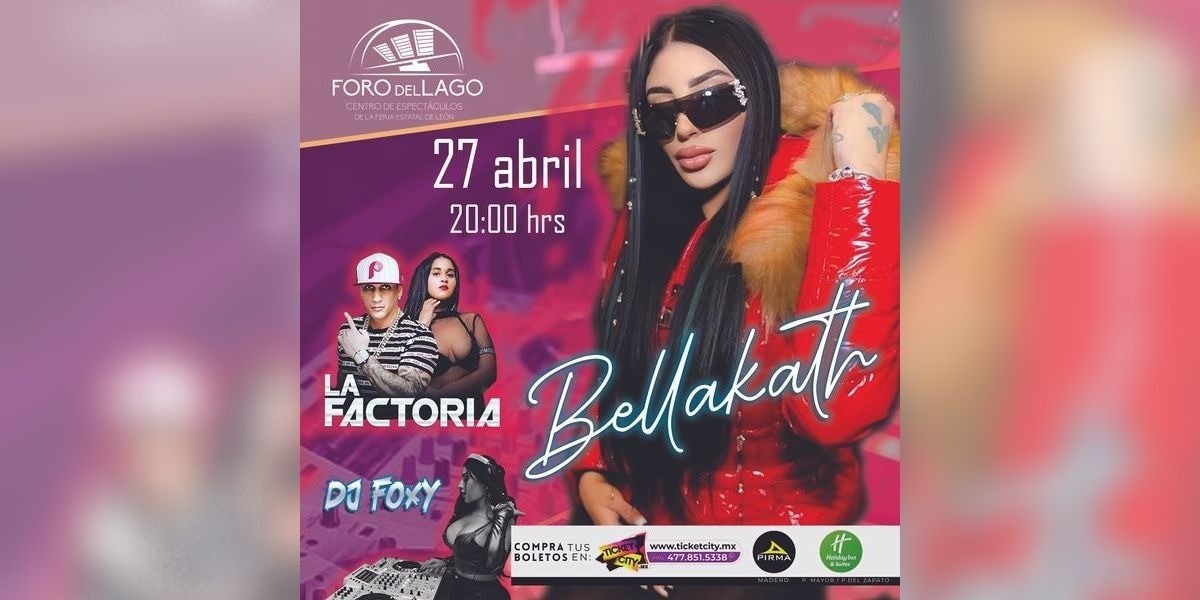 Bellakath y la Factoría en concierto en el Foro del Lago